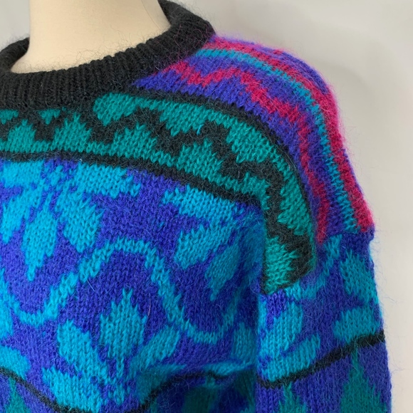 Gallagher | Sweaters | Vintage Gallagher Cosby Style Mohair Blend ...